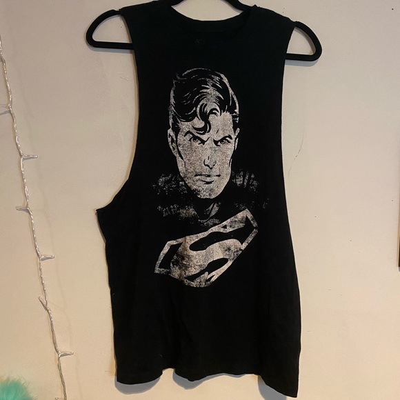 Tops | Superman Muscle Tee | Poshmark